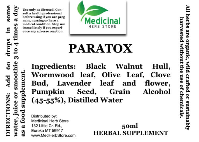 Paratox | Parasite Support | Medicinal Herb Store